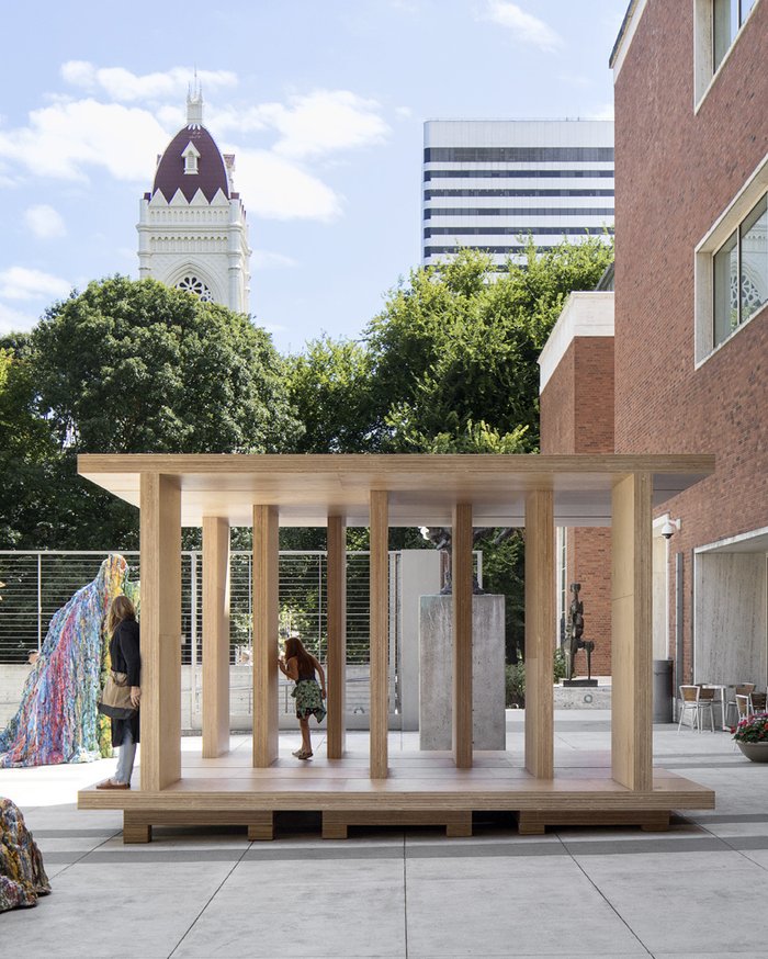 LEVER » Projects » Mass Plywood Pavilion