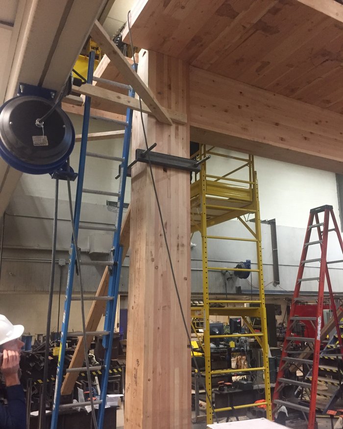 LEVER » Innovation » Mass Timber Structural and Seismic Testing