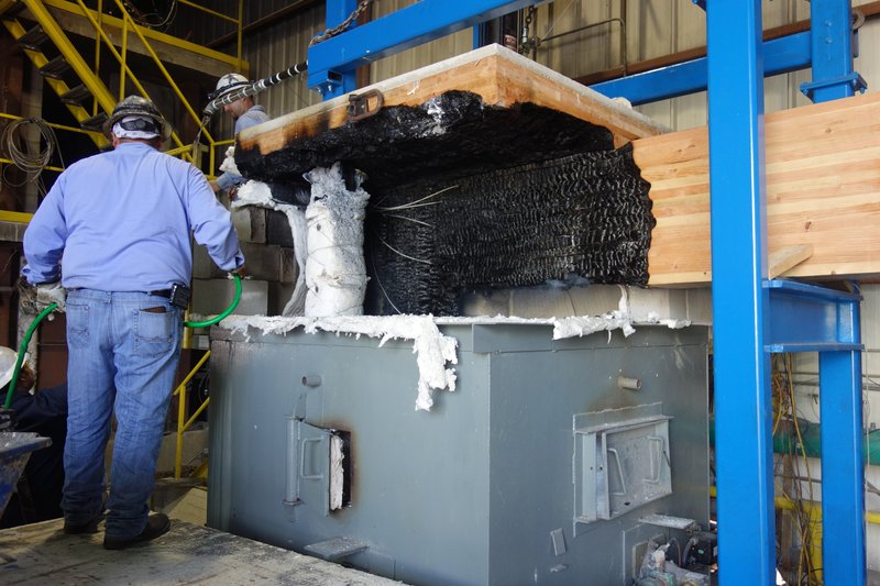 LEVER » Innovation » Mass Timber Fire Testing